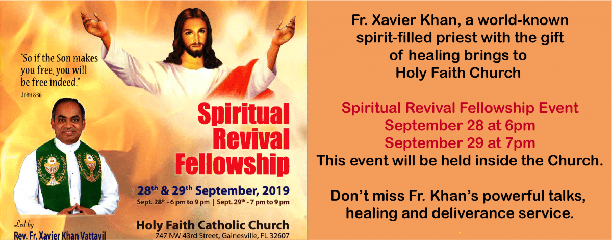 Spiritual Revival Fellowship – Holy Faith Catholic Church
