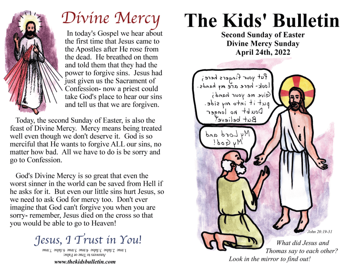 kids DivineMercy – Holy Faith Catholic Church