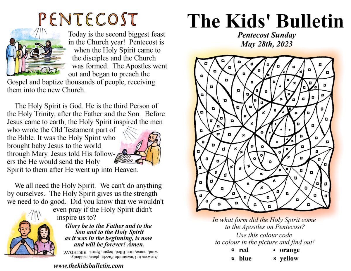 kidseaster-pentecost – Holy Faith Catholic Church