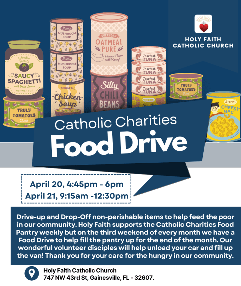 Food Drive – Holy Faith Catholic Church